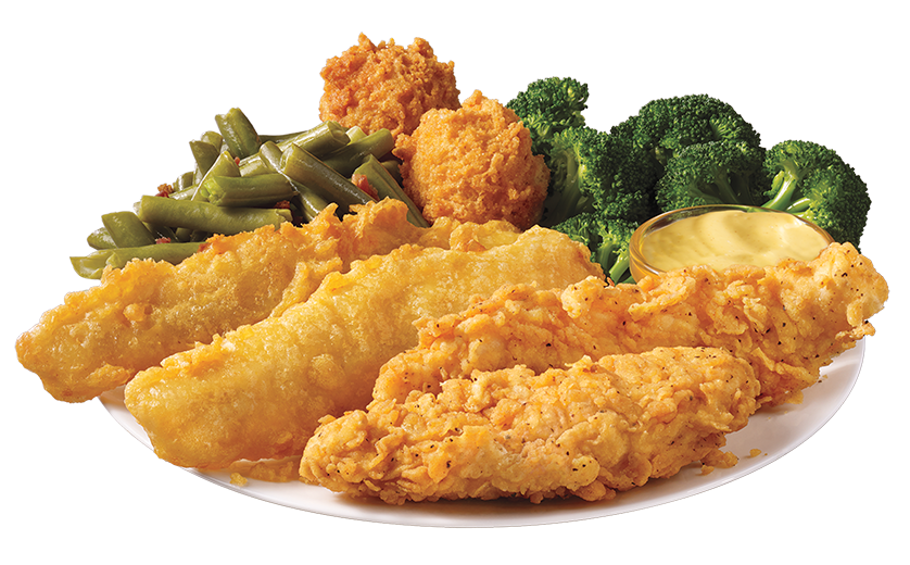 2 Piece Fish & 2 Piece Chicken Meal - Captain D's