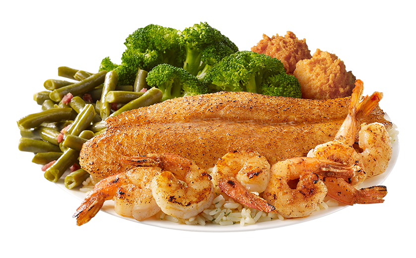 Grilled White Fish & Shrimp Meal - Captain D's